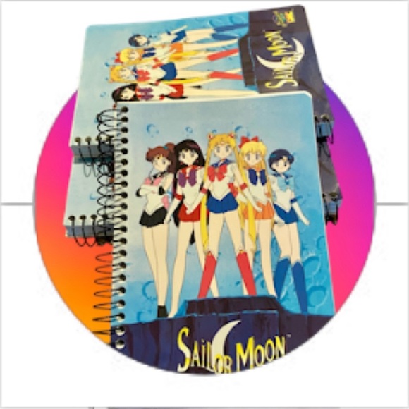 Sailor Moon | Office | Sailor Moon Spiral Notebook Sailor Warriors8 X ...